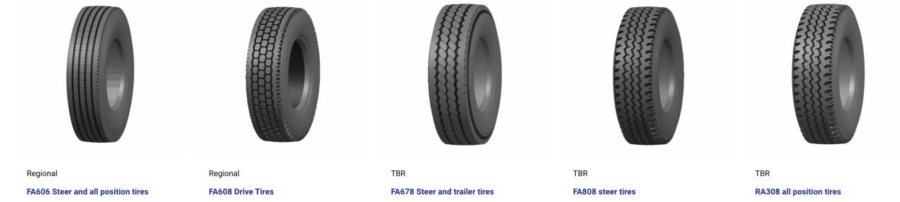 Frideric Tires from Top Truck Tire Manufacturer in China